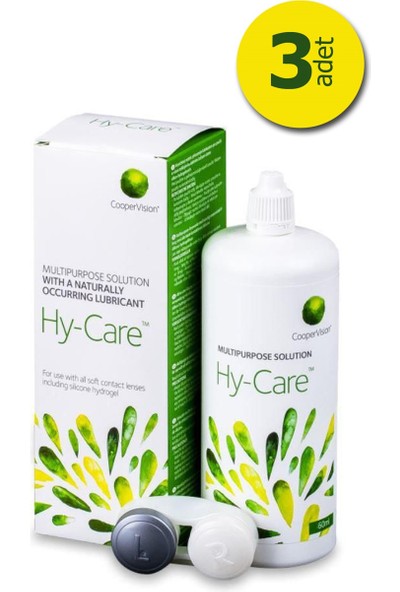Cooper Vision Hy-Care Lens Solüsyon 60 ml (3 Adet) Cooper Vision Hy-Care Lens Solüsyon 60 ml (3 Adet)