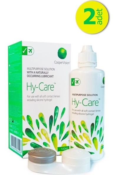Coopervision Hy-Care Lens Solüsyon 100 ml (2 Adet) Coopervision Hy-Care Lens Solüsyon 100 ml (2 Adet)