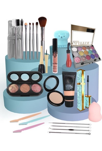 Mujgan Kıymetli Taşlar Serisi Pırlanta Makyaj Seti Buğday Ten Mujgan Kıymetli Taşlar Serisi Pırlanta Makyaj Seti Buğday Ten