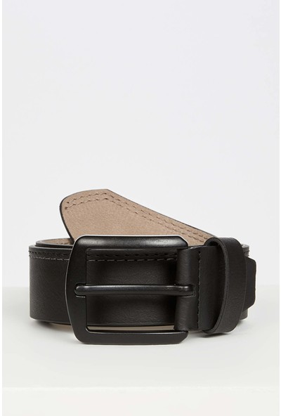 DeFacto Erkek Dikdörtgen Tokalı Suni Deri Jean Kemeri U3214AZNS DeFacto Erkek Dikdörtgen Tokalı Suni Deri Jean Kemeri U3214AZNS