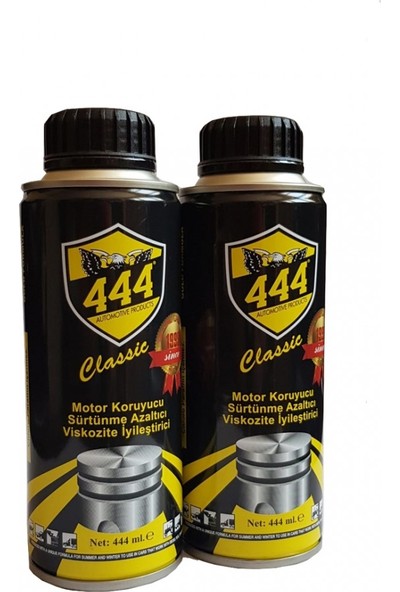 444 2'li Motor Koruyucu Yağ Katkısı 444 ml 444 2'li Motor Koruyucu Yağ Katkısı 444 ml