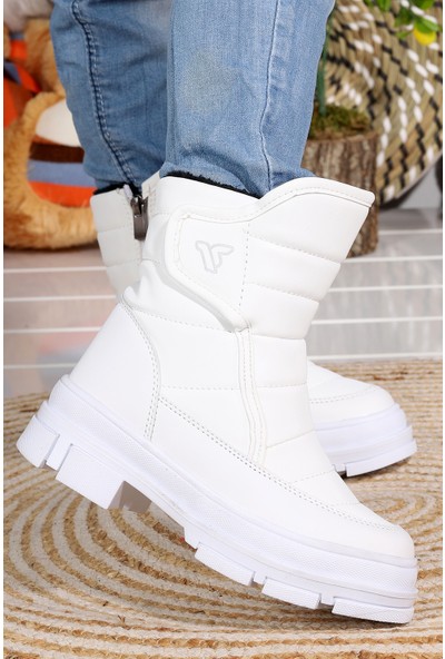 Kiko Kids Twg 820 Içi Termal Kürklü Kız Çocuk Kar Bot Ayakkabı