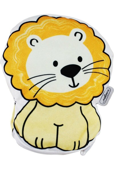 Molmini Kiraz Çekirdekli Yastık Aslan