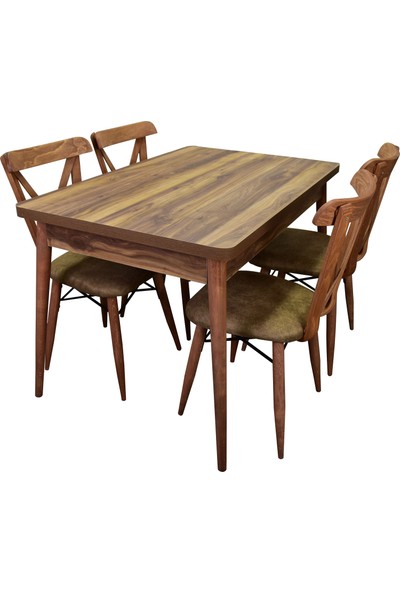 Madelloon Masa Sandalye Takımı Mutfak Yemek Cafe Restoran Masası 5'li Set Madelloon Masa Sandalye Takımı Mutfak Yemek Cafe Restoran Masası 5'li Set