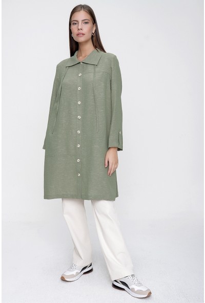 15579111 Kolları Apolet Detaylı Tunik 15579111 Kolları Apolet Detaylı Tunik