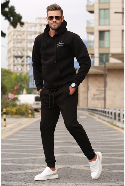 Madmext Siyah Erkek Eşofman Takımı 5633