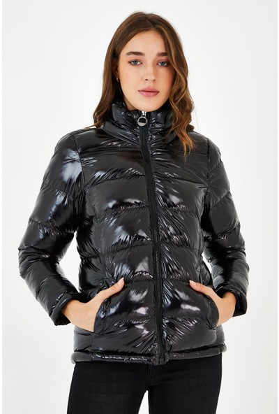 Weyeze Parlak Şişme Mont AB-K50049LNS