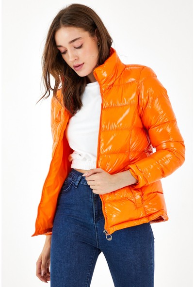 Weyeze Parlak Şişme Mont AB-K50049LNS