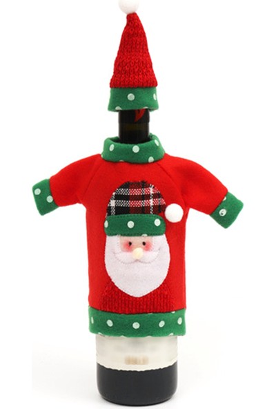 Anself Noel Şarap Şişesi Kapağı Kazak Santa Ren Geyiği Kardan (Yurt Dışından) Anself Noel Şarap Şişesi Kapağı Kazak Santa Ren Geyiği Kardan (Yurt Dışından)