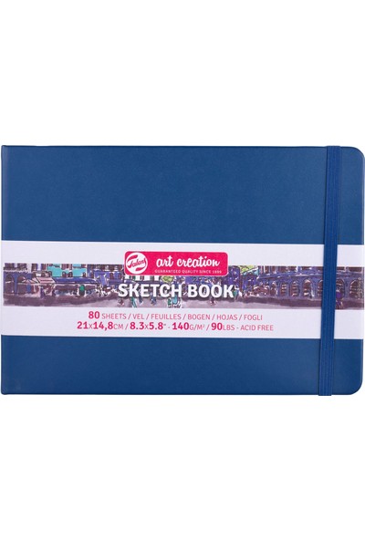 Talens Sketchbook Sert Kapak Eskiz Çizim Defteri 15 x 21 cm 140 gr 80 Yp Navy Blue Talens Sketchbook Sert Kapak Eskiz Çizim Defteri 15 x 21 cm 140 gr 80 Yp Navy Blue
