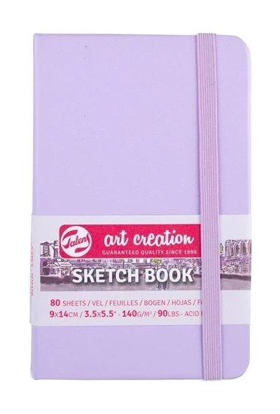 Talens Sketchbook Sert Kapak Eskiz Çizim Defteri 9 x 14 cm 140 gr 80 Yp Pastel Lila Talens Sketchbook Sert Kapak Eskiz Çizim Defteri 9 x 14 cm 140 gr 80 Yp Pastel Lila
