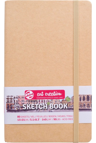 Talens Sketchbook Sert Kapak Eskiz Çizim Defteri 13 x 21 cm 140 gr 80 Yp Kraft Yellow Talens Sketchbook Sert Kapak Eskiz Çizim Defteri 13 x 21 cm 140 gr 80 Yp Kraft Yellow