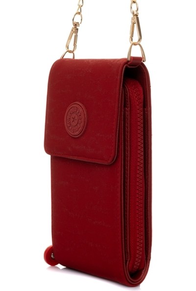 Bayan Krinkıl Cüzdan ve Telefon Taşımalı Omuz Çantası