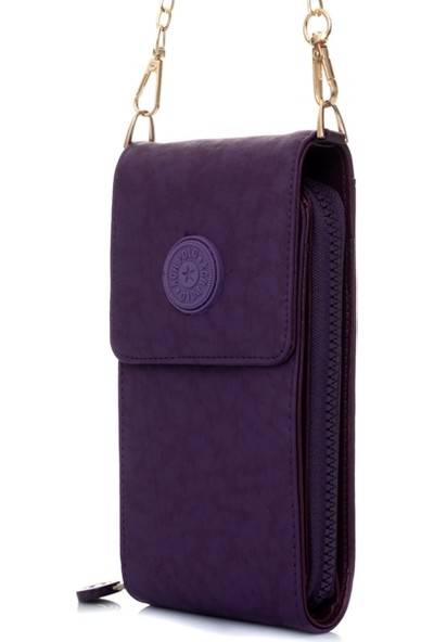 Bayan Krinkıl Cüzdan ve Telefon Taşımalı Omuz Çantası