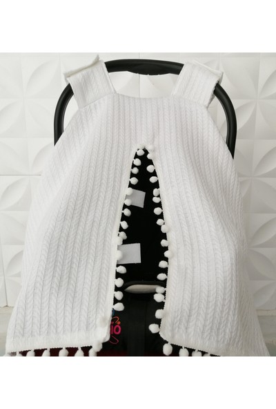 Babylifehome Puset Örtüsü Örgü Pikeden