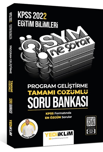 Yedi İklim Yayınları 2022 KPSS Eğitim Bilimleri Ösym Ne Sorar Program Geliştirme Tamamı Çözümlü