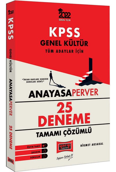 Yargı Yayınları 2022 Kpss Genel Kültür Anayasaperver Tamamı Çözümlü 25 Deneme