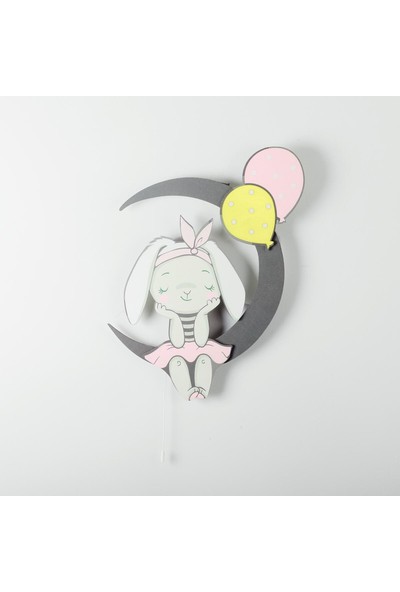 Instababyrooms Ayda Oturan Tavşan Pembe Tasarım Aydınlatma