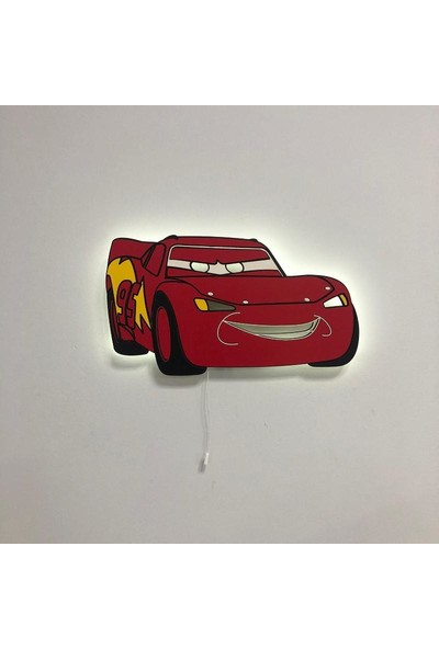Instababyrooms Şimşek Mcqueen Figürlü Tasarım Aydınlatma