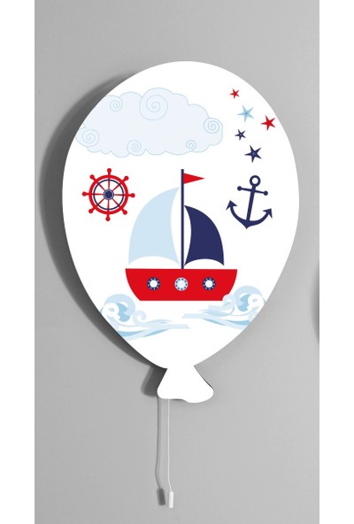 Instababyrooms Denizci Şeker Balon Aydınlatma