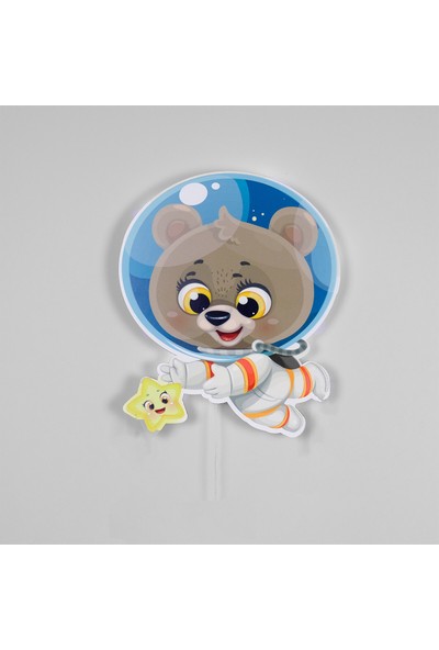 Instababyrooms Astronot Ayıcık Aydınlatma