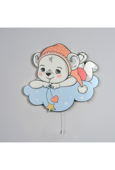 Instababyrooms Bulutta Uyuyan Ayıcık Aydınlatma