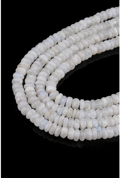 Dünya Doğal Taş Rondela Ay Taşı Dizi - DIZI0301