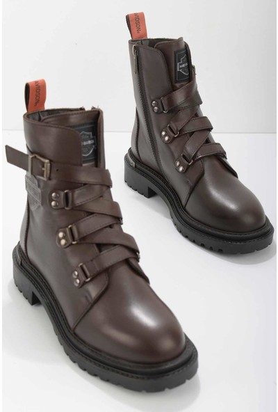 Harley Davidson Dark Brown Kadın Bot & Bootie Harley Davidson Dark Brown Kadın Bot & Bootie