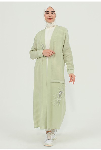 SETRMS Mint Patchwork Detaylı Rahat Giy-Çık 2123135 SETRMS Mint Patchwork Detaylı Rahat Giy-Çık 2123135