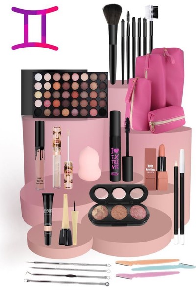 Mujgan Ikizler Burçlarına Özel Makyaj Seti Esmer Ten Mujgan Ikizler Burçlarına Özel Makyaj Seti Esmer Ten