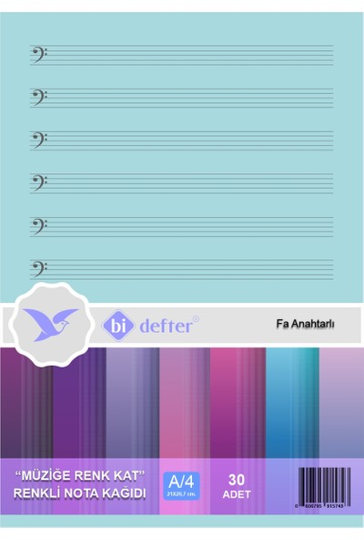 Bi Defter Nota Kağıdı Fa Anahtarlı Yeşil Renkli Özel Tasarım Ofset Baskı
