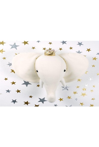 Instababyrooms Beyaz Renkli Fil Büst Instababyrooms Beyaz Renkli Fil Büst