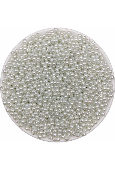 Hedef Bijuteri 50 gr 4mm Beyaz Cam Inci Boncuk ,takı Yapım Boncuğu (50GR,~550 Adet) Hedef Bijuteri 50 gr 4mm Beyaz Cam Inci Boncuk ,takı Yapım Boncuğu (50GR,~550 Adet)