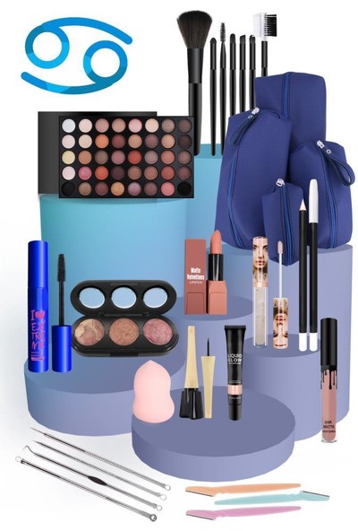 Mujgan Yengeç Burçlarına Özel Makyaj Seti Esmer Seti