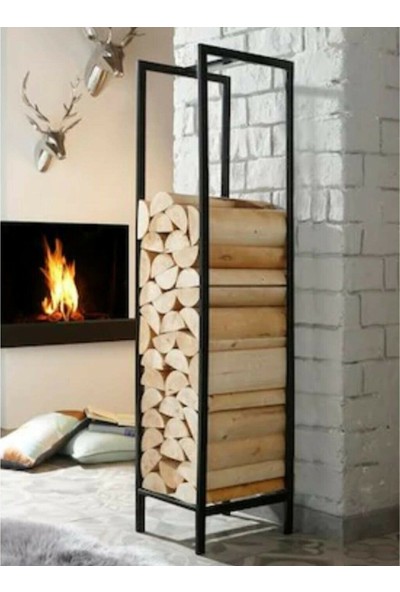Abronya Dekoratif Odunluk Metal Odun Taşıyıcı Raf 1 Adet Abronya Dekoratif Odunluk Metal Odun Taşıyıcı Raf 1 Adet