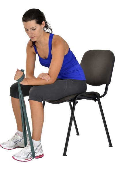 Msd Pilates & Yoga egzersiz Bandı , Theraband Yeşil Renk(Orta) 1.5 mt