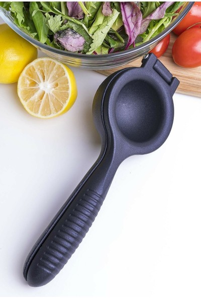 Gıda Bizde Portakal Limon Narenciye Sıkacağı Döküm Mat Siyah 23 cm Limon Sıkacağı Gıda Bizde Portakal Limon Narenciye Sıkacağı Döküm Mat Siyah 23 cm Limon Sıkacağı