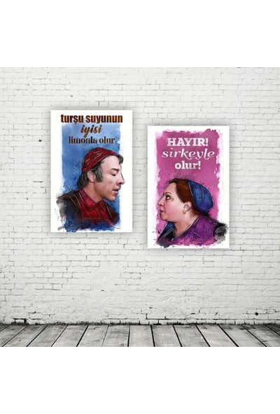Kaya Söve Yeşilçam Retro Ahşap Tablo 2 Adet 40 x 60 cm (Yçset 006XB) Kaya Söve Yeşilçam Retro Ahşap Tablo 2 Adet 40 x 60 cm (Yçset 006XB)