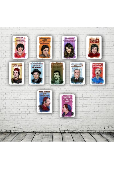 Kaya Söve Yeşilçam Retro Ahşap Tablo 11 Adet 20 x 30 cm (Yçset 005) Kaya Söve Yeşilçam Retro Ahşap Tablo 11 Adet 20 x 30 cm (Yçset 005)