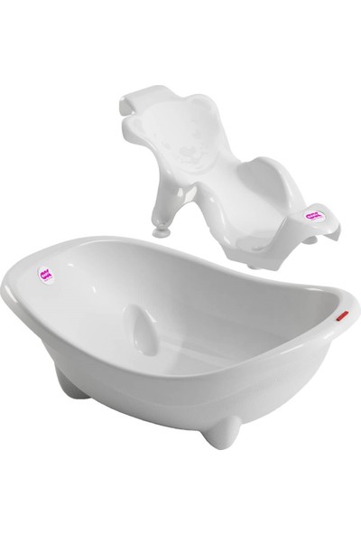 Okbaby Laguna Banyo Küveti & Buddy Küvet Aparatı / Beyaz
