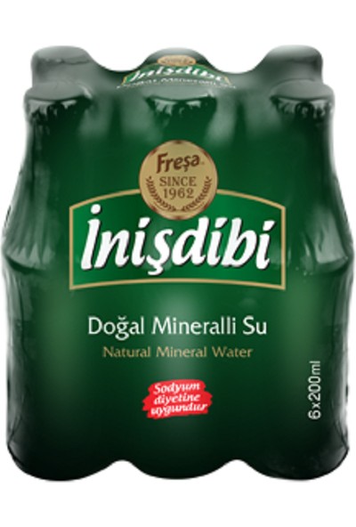 Freşa İnişdibi Doğal Maden Suyu 200 ml 6'lı