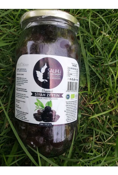 Salihli Kadın Girişimi Organik Gemlik Yağlı Salamura Siyah Zeytin Salihli Kadın Girişimi Organik Gemlik Yağlı Salamura Siyah Zeytin