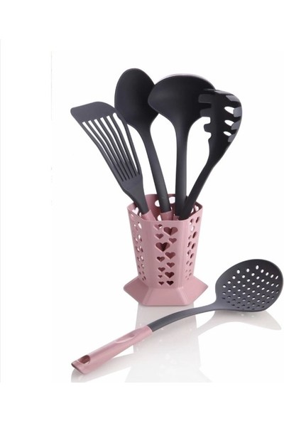 Tekno İstanbul 6 Parça Standlı Kepçe Seti