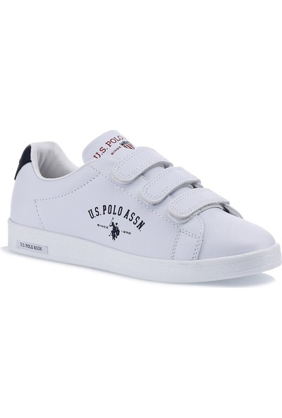U.S. Polo Assn. . Sınger Beyaz Günlük Spor Ayakkabı 3 Cırtlı U.S. Polo Assn. . Sınger Beyaz Günlük Spor Ayakkabı 3 Cırtlı