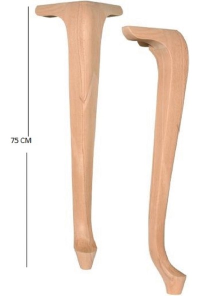 Değişim Home Ahşap Masa Ayak Lükens Boy 75CM Ham Gürgen Değişim Home Ahşap Masa Ayak Lükens Boy 75CM Ham Gürgen