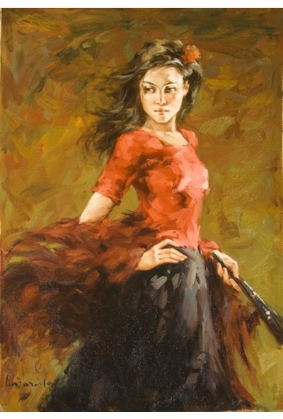 Tablo Life Çingene Kızı - Kanvas Tablo