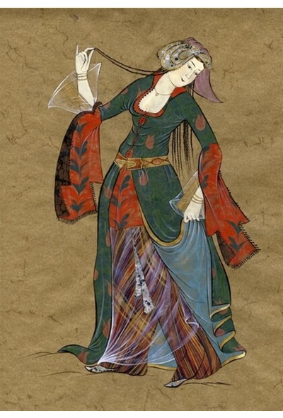 Tablo Life Rakkase Minyatür 2 - Kanvas Tablo