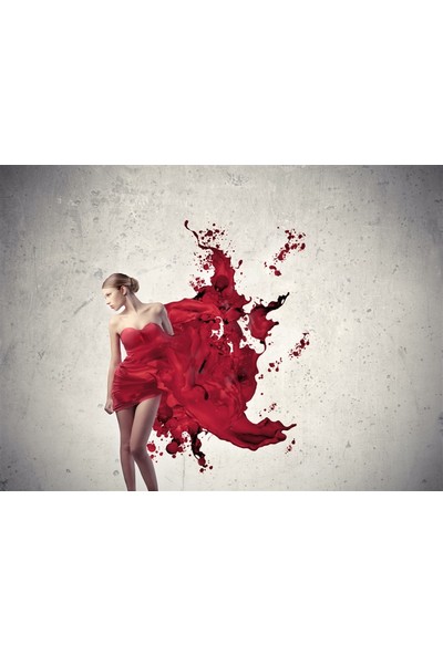 Tablo Life Şarap Gibi Kadın - Kanvas Tablo