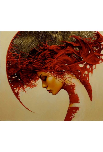 Tablo Life Kan Beynime Sıçradı - Kanvas Tablo