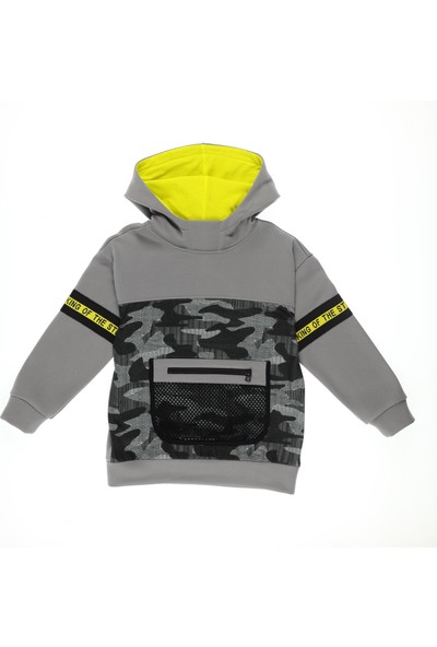 Panço Erkek Çocuk Kapşonlu Sweatshirt 2121BK08010 Panço Erkek Çocuk Kapşonlu Sweatshirt 2121BK08010